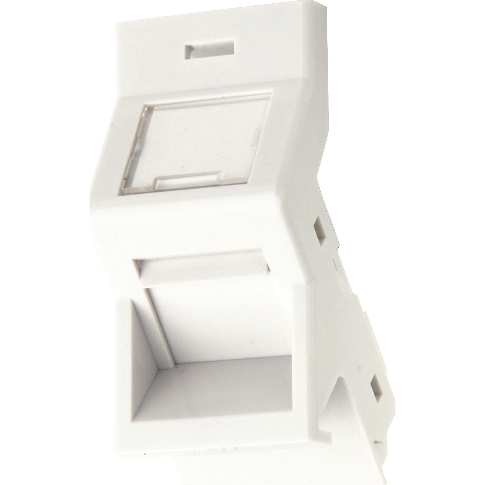 100-020 - Excel Angled Shutter For Keystone Jack 25mm x 50mm White