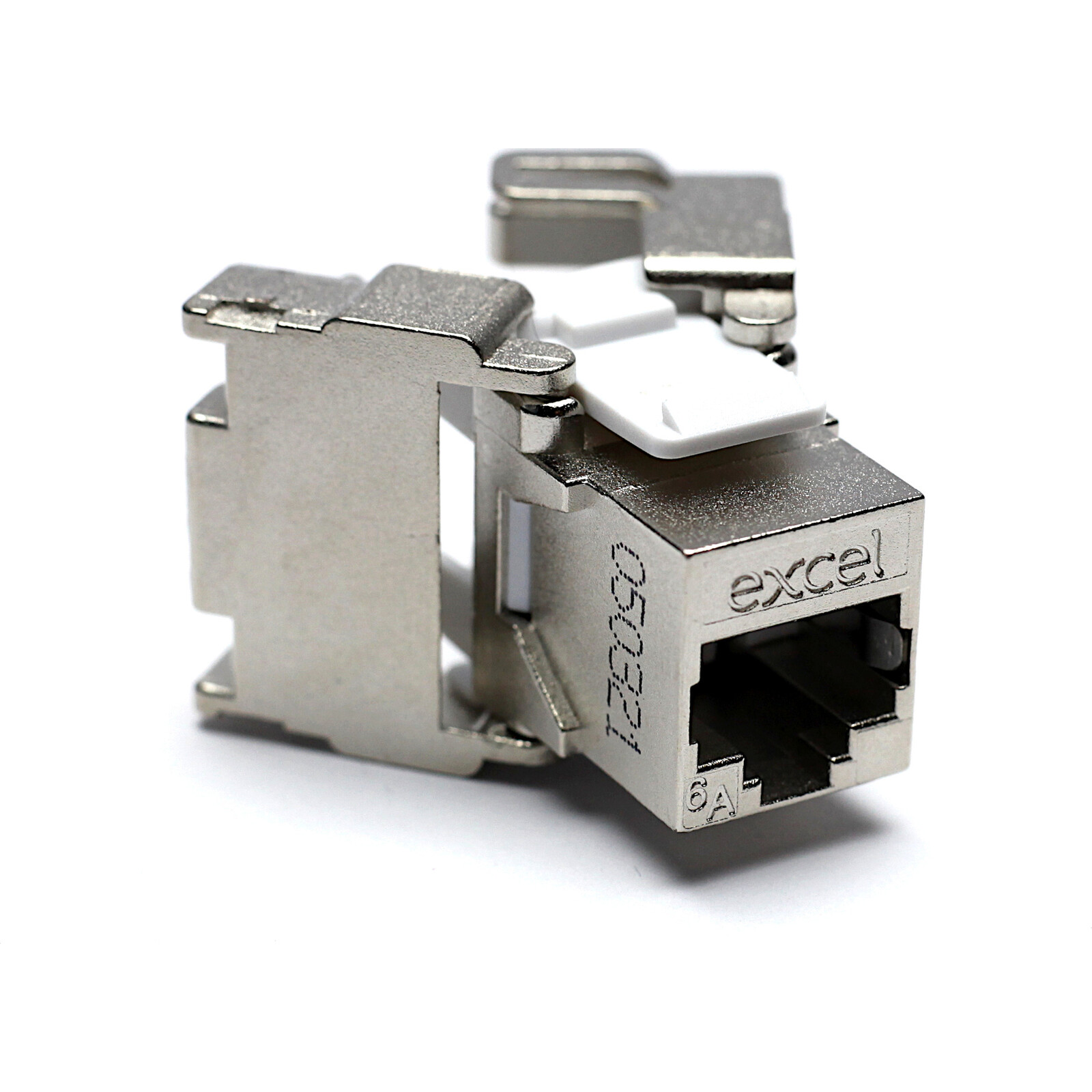 100-183 - Excel Cat6A FTP Screened Low Profile Keystone Jack Toolless ...