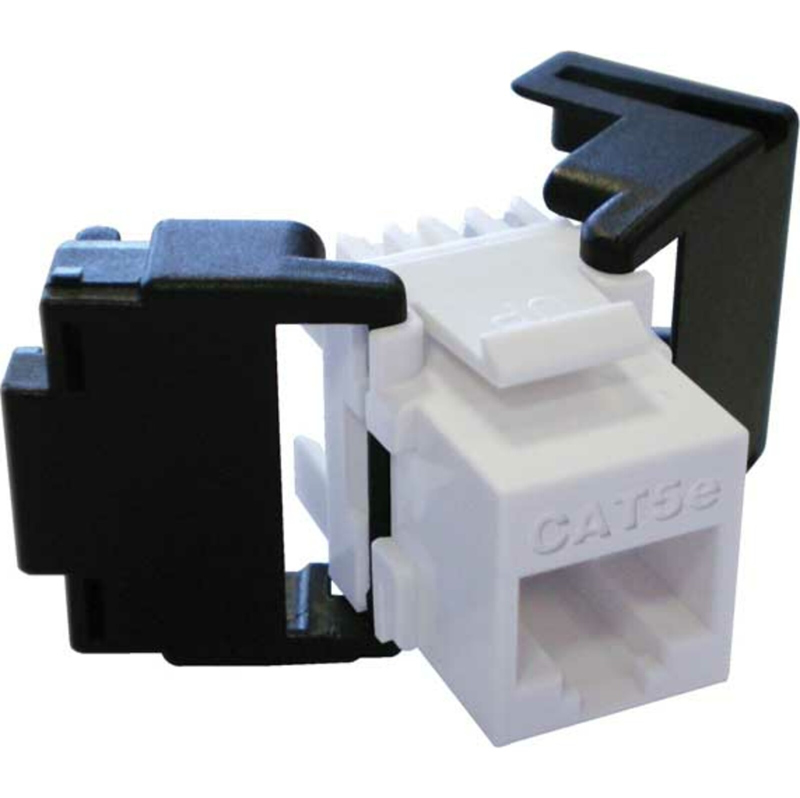 100-203-24 - Excel Cat5e UTP Unscreened Keystone Jack Toolless White ...