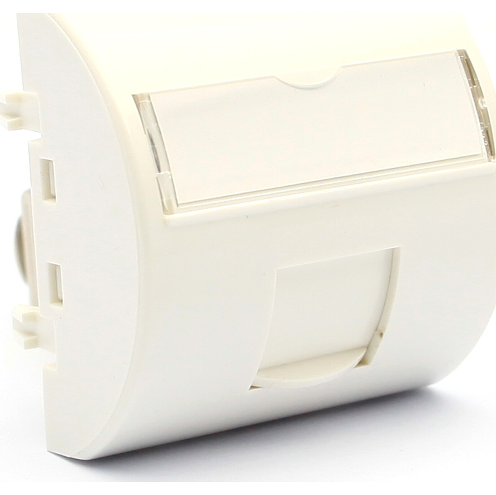 100-281-AB - Excel Curved Shutter for Keystone Jack 45 x 45 mm 1 Port ...