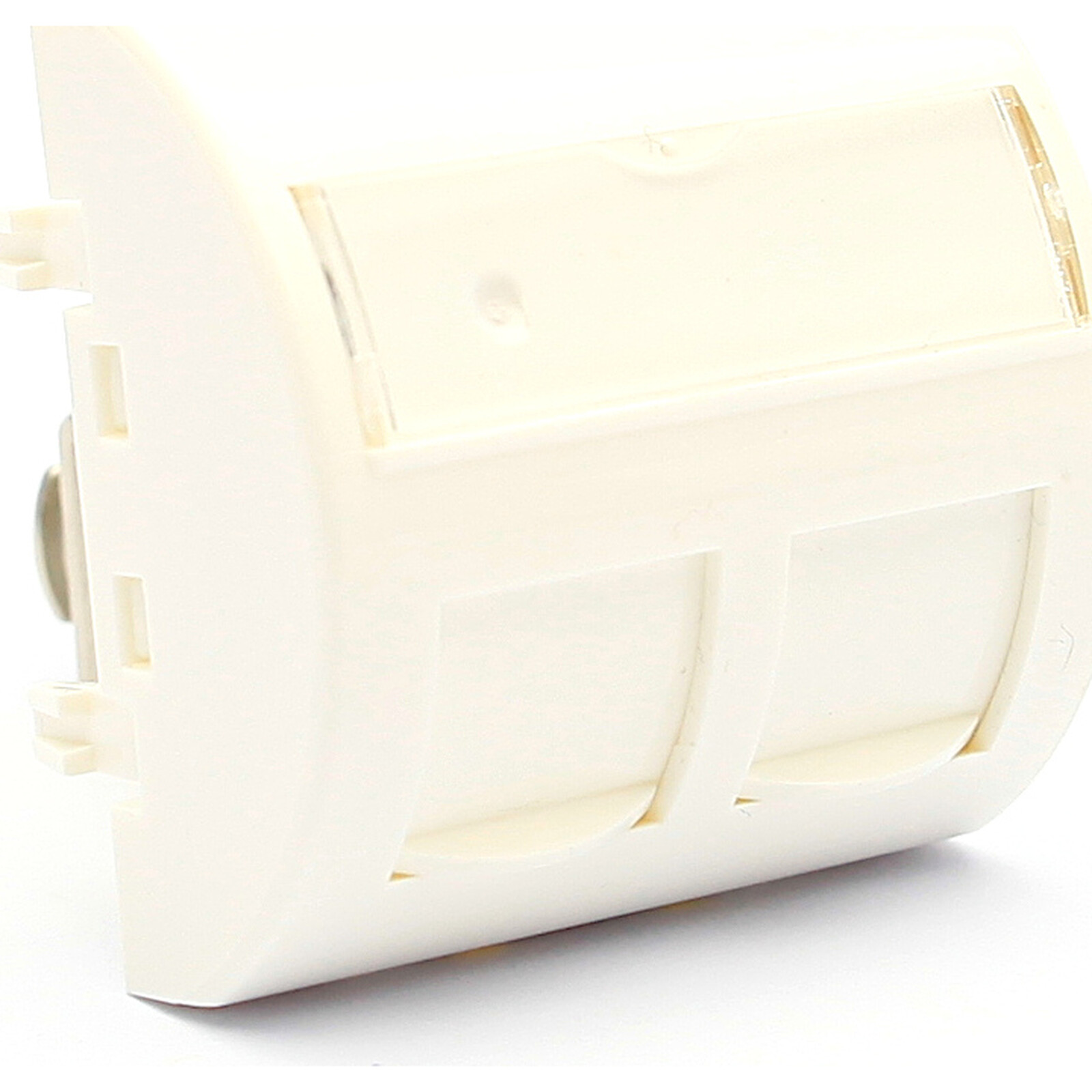 100-282 - Excel Curved Shutter for Keystone Jack 45 x 45 mm 2 Port