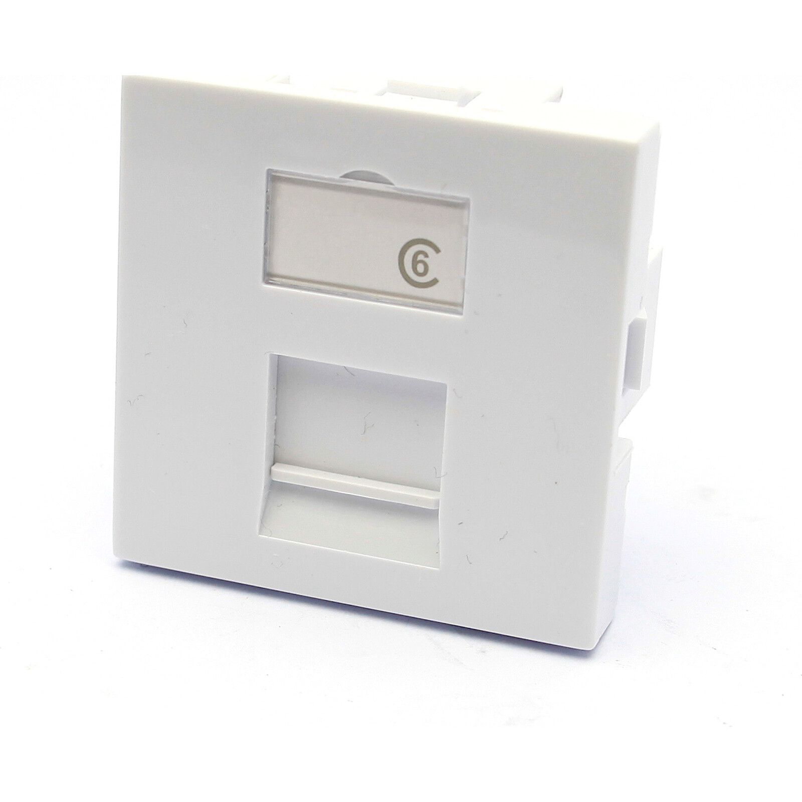 100-289 - Excel Flat Shutter for Keystone Jack 45 x45 mm 1 Port