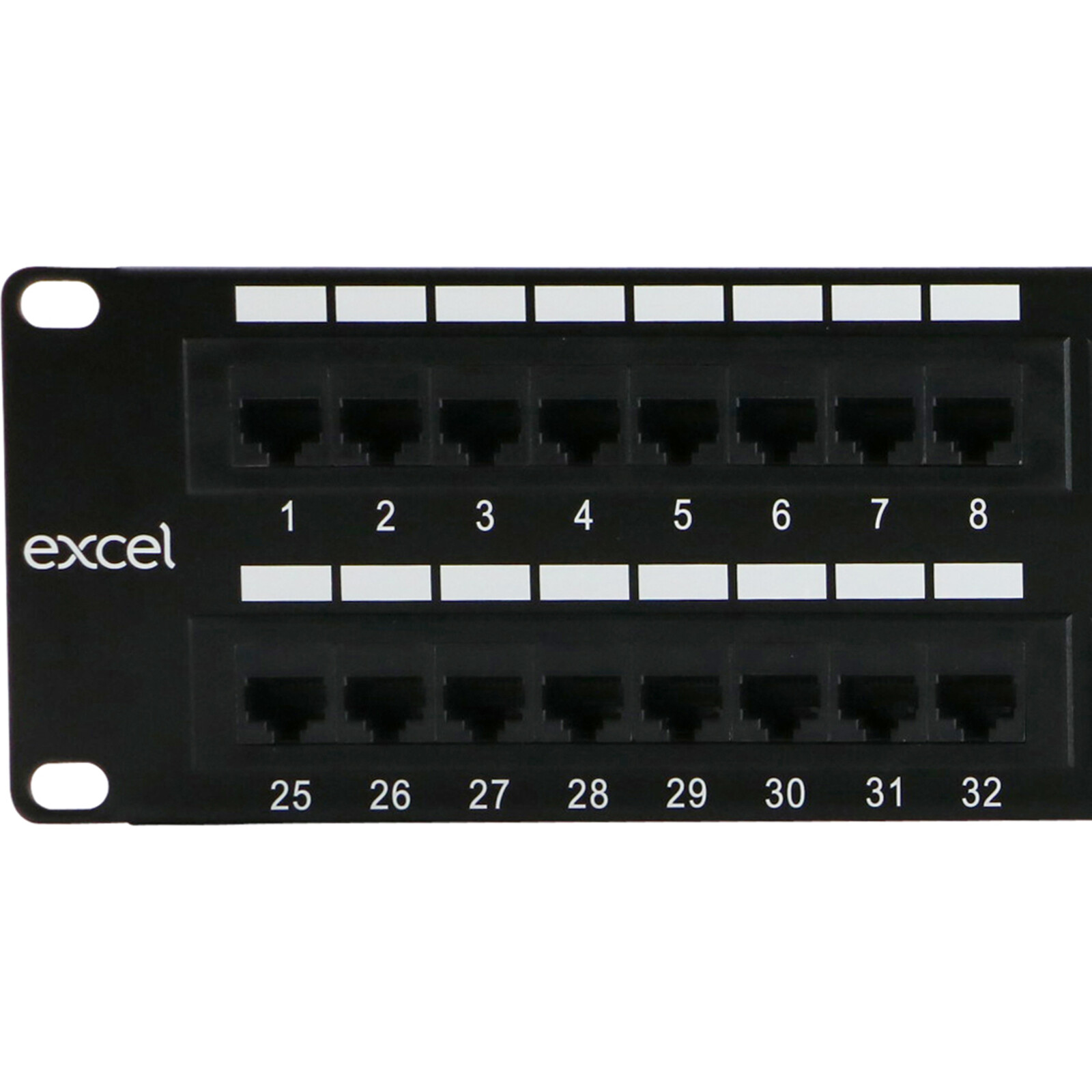 100-306 - Excel Cat6 48 Port Unscreened Patch Panel 2U LSA Punch Down ...