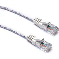 100-403 - Excel Cat6 Patch Lead U/UTP Unshielded LSOH Blade Booted 0.3m Grey