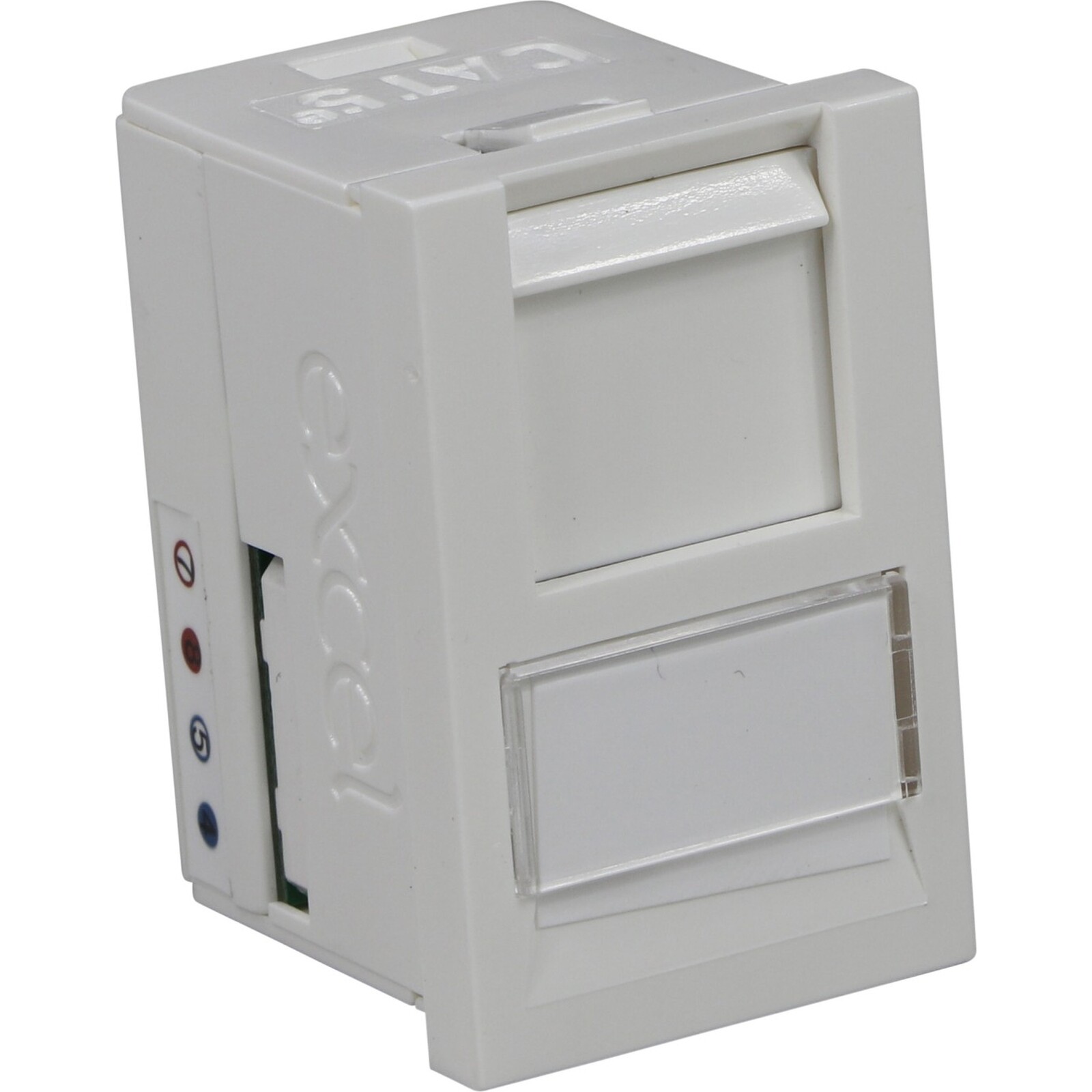 100-758 - Excel Cat5e (UTP) Unscreened RJ45 LJ6C Module White