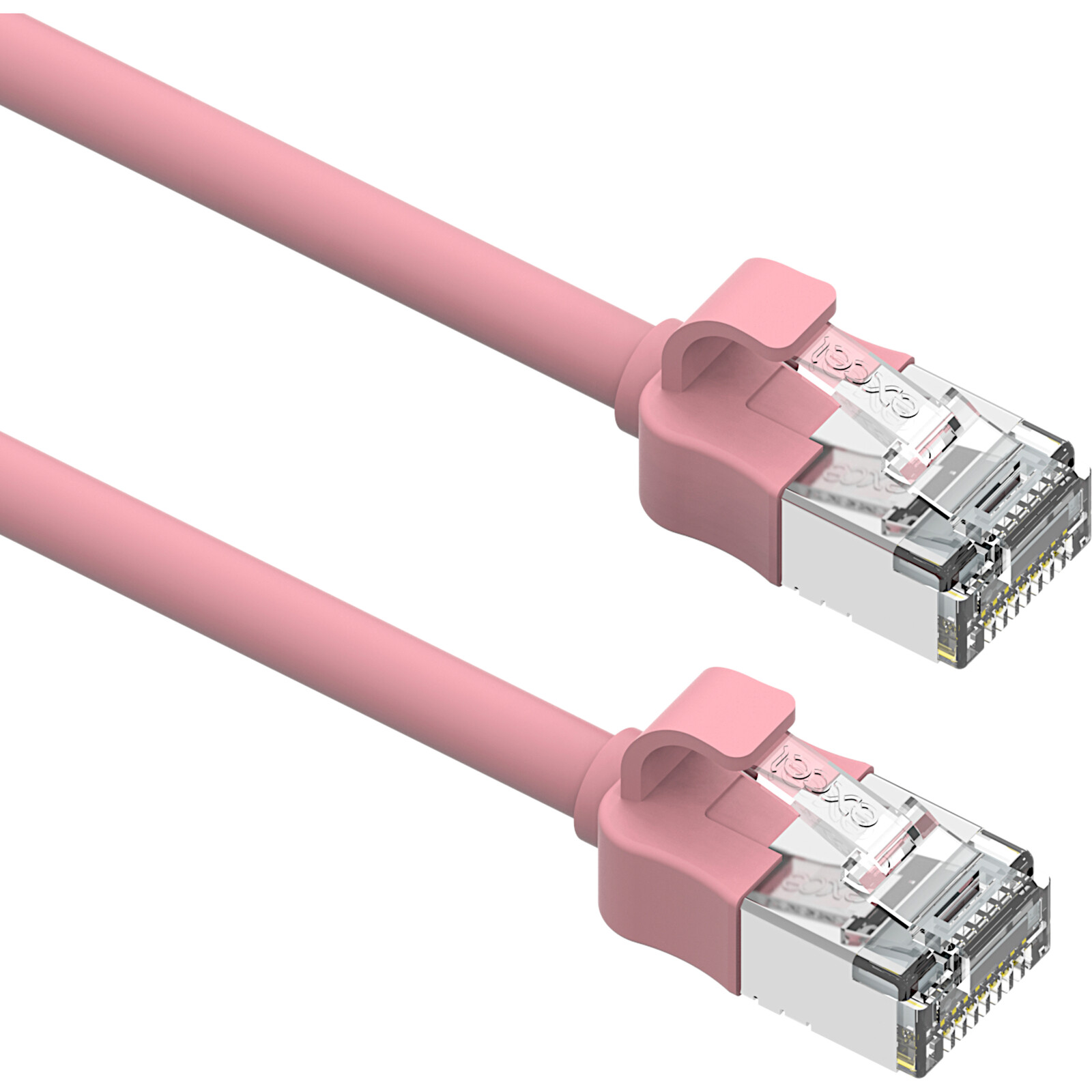 103-209 - Cable de Parche Mini Cat6A Excel 28AWG LSOH Cuchilla Botín 5 m Rosa