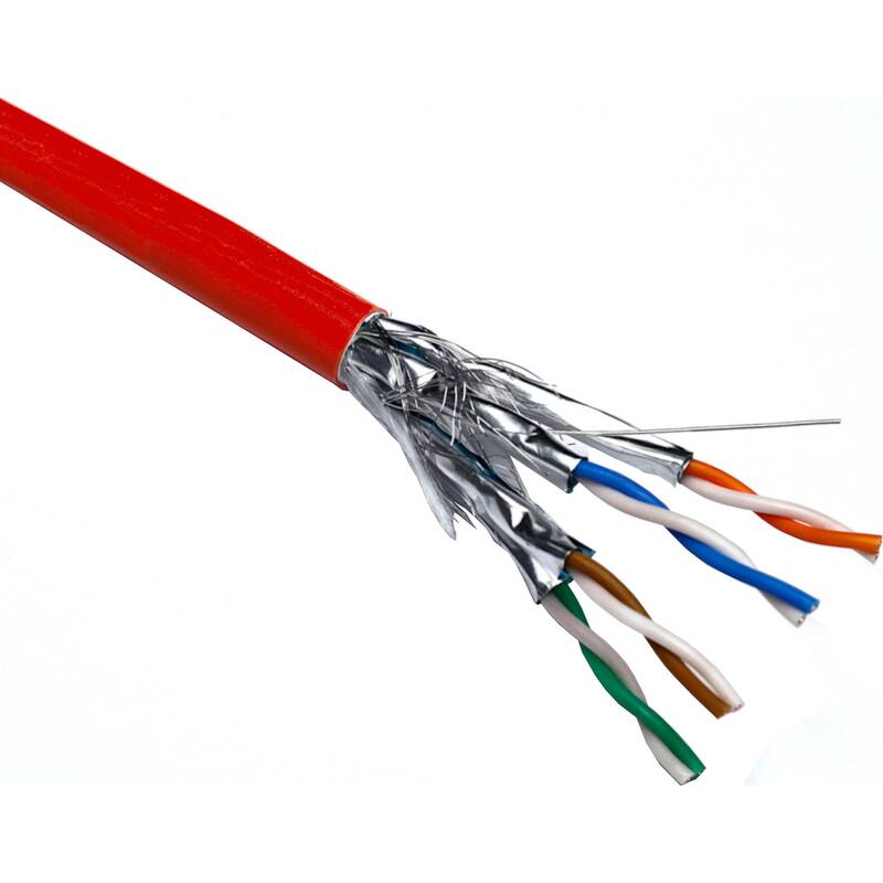 190-914-RD - Excel Solid Cat6A Cable S/FTP LSOH CPR Euroclass B2ca 500 ...