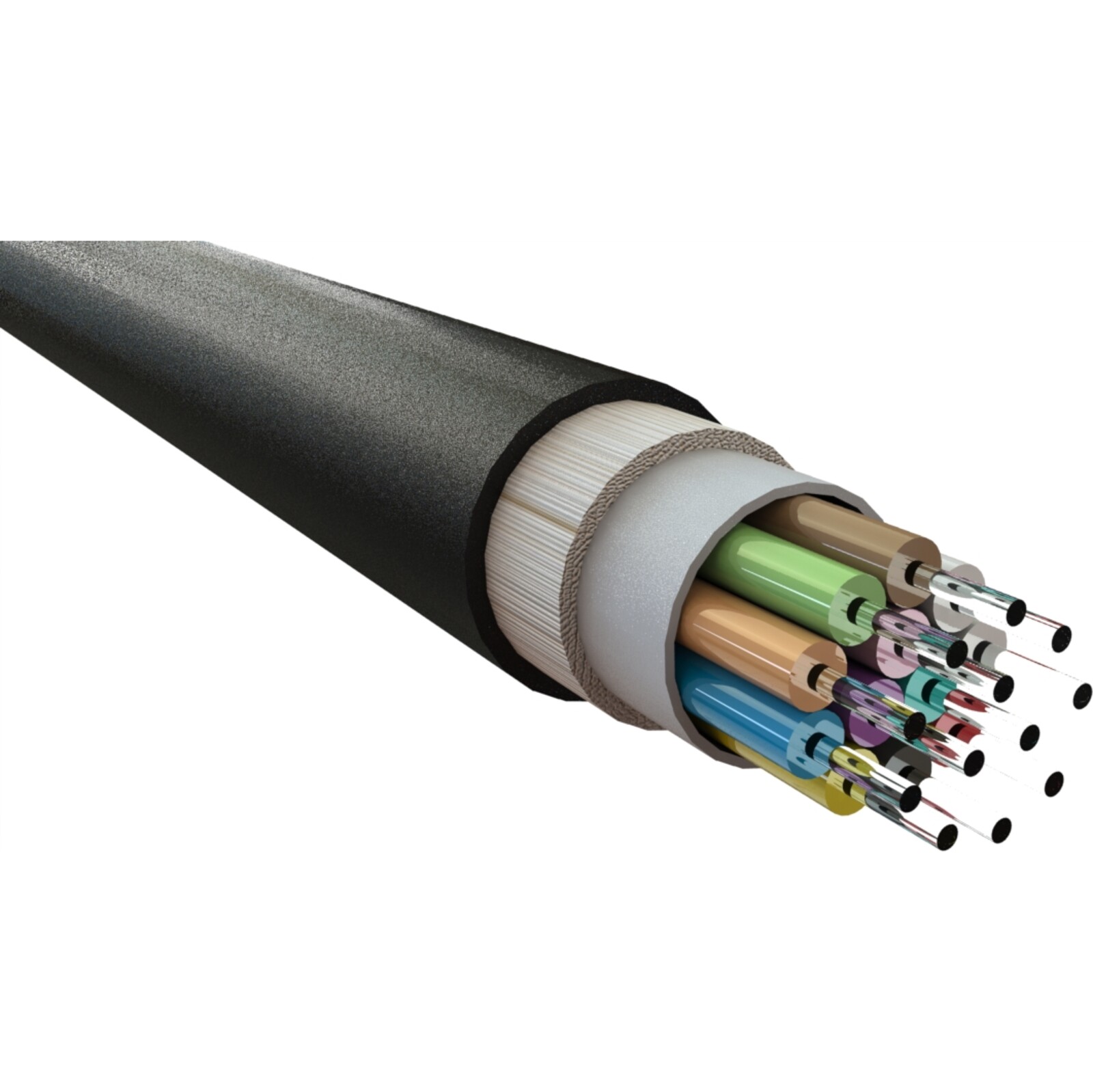 200-149 - Excel Enbeam OM3 Multimode Fibre Optic Cable Loose Tube 6 ...