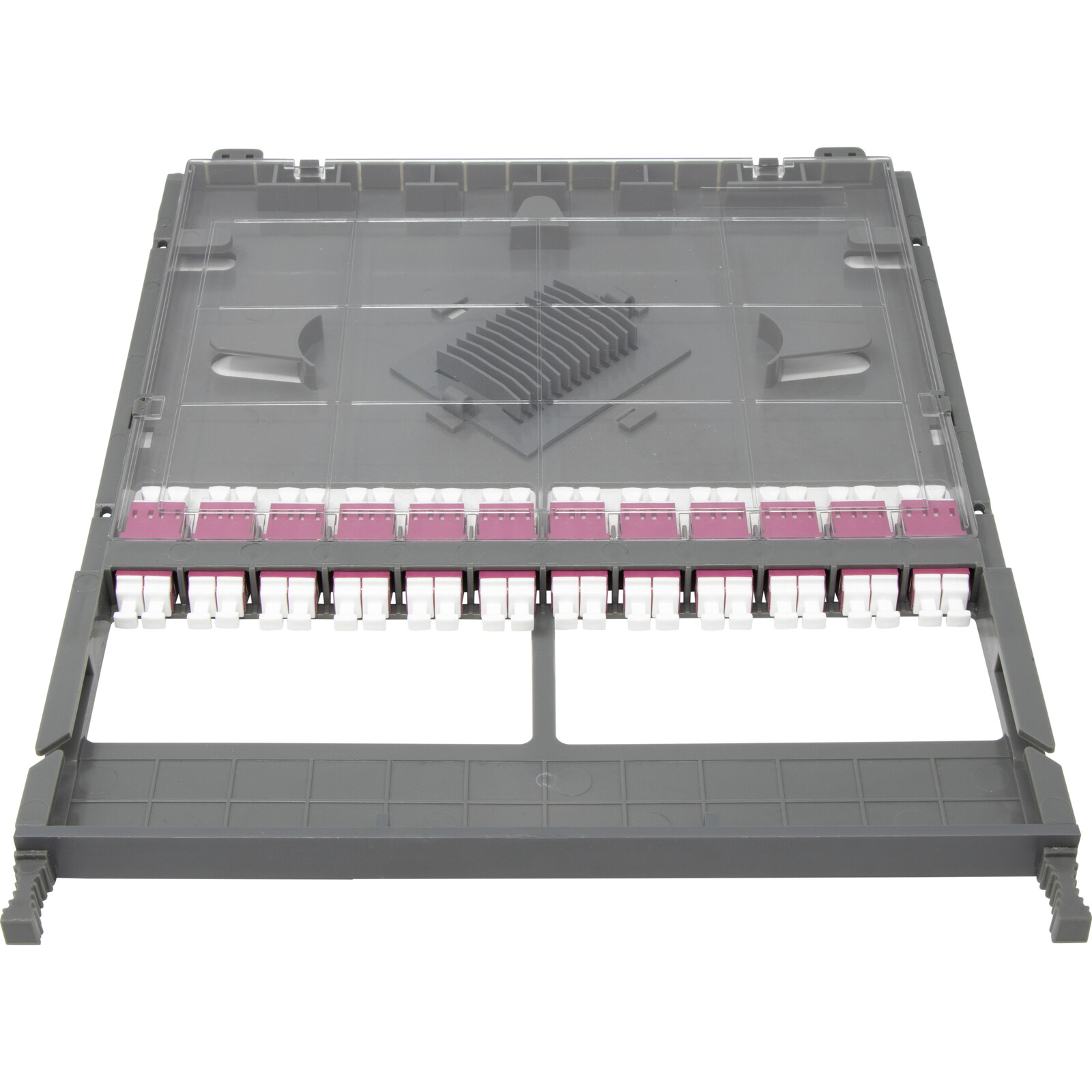 208-123 - Excel Enbeam High Density 12 Port 24 Fibre LC OM4 Cassette ...