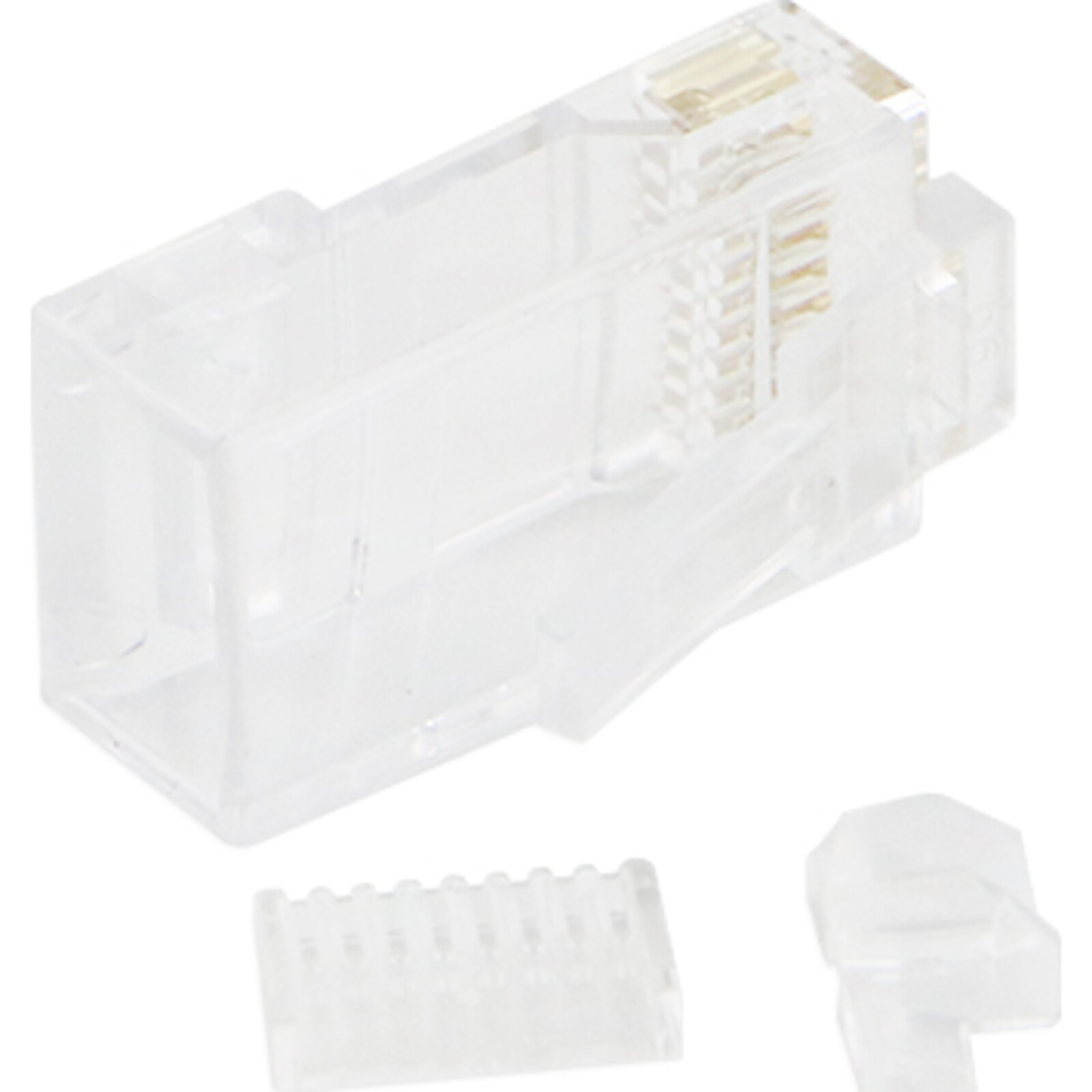 24-0010 - Excel RJ45 Category 6 Plug Solid (For use with 100-070 and ...