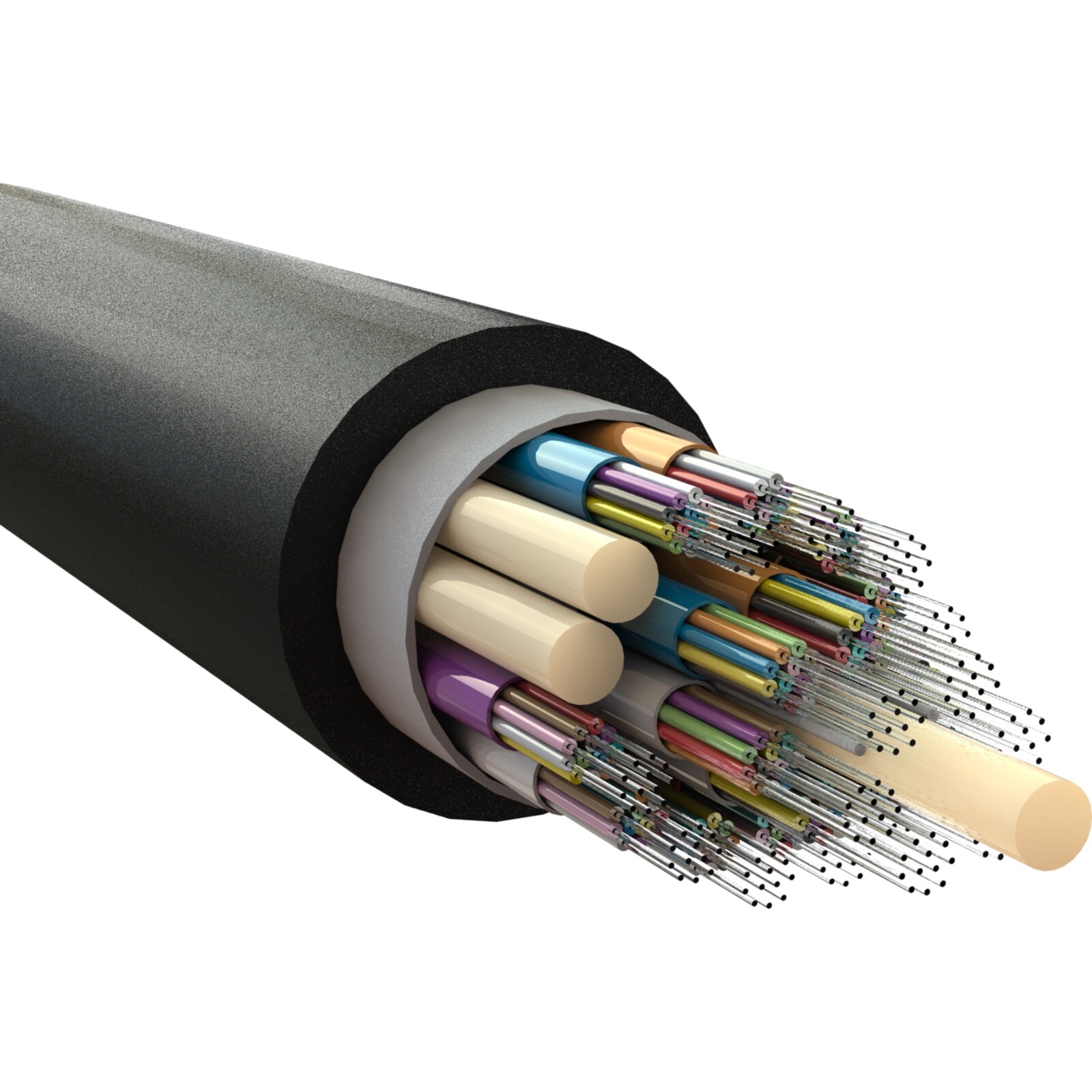 330-192 - Excel Enbeam OS2 G.652.D Fibre Cable Multi Loose Tube 192 ...