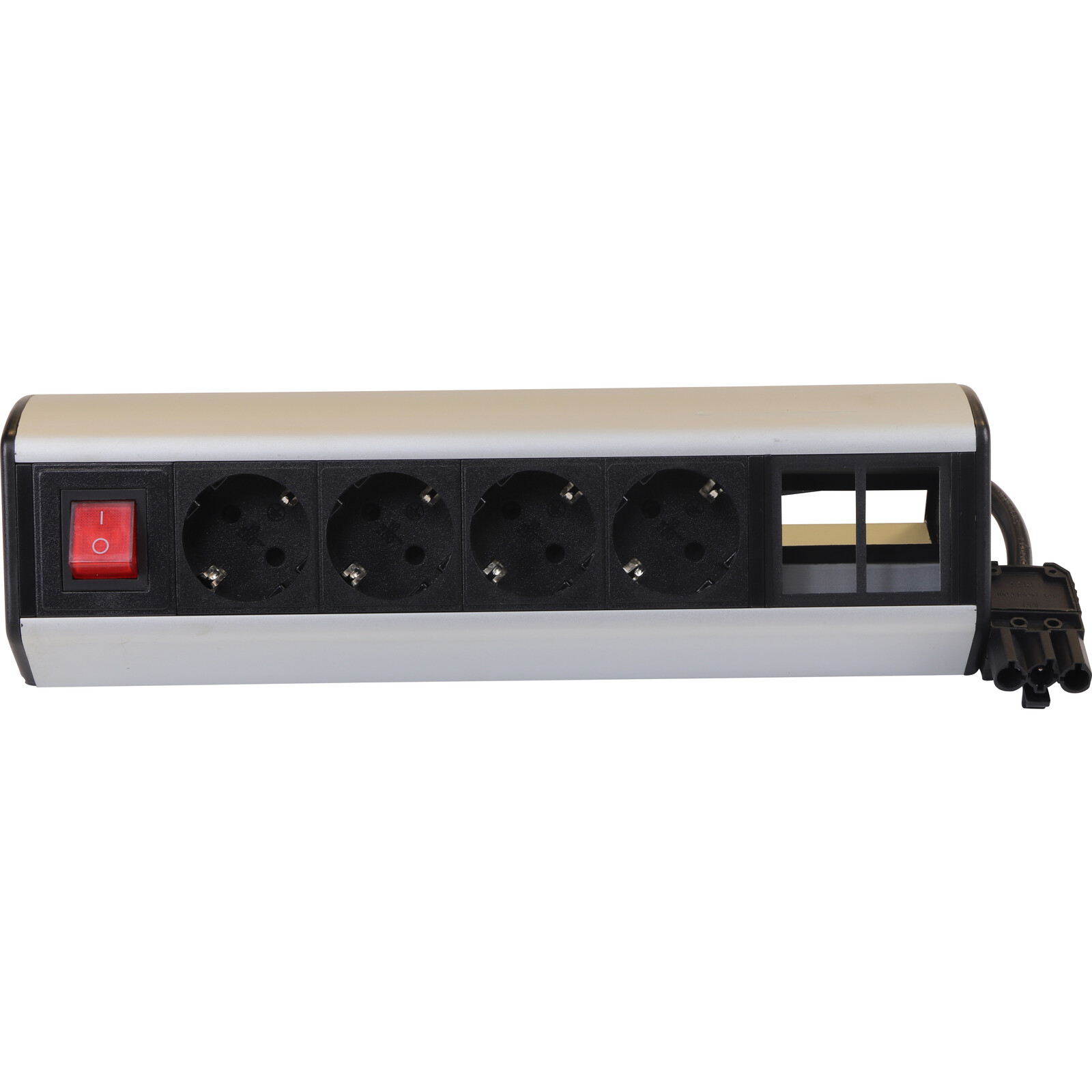 555-283 - Excel Desktop Power Distribution Unit - 4x Schuko Sockets 2x ...