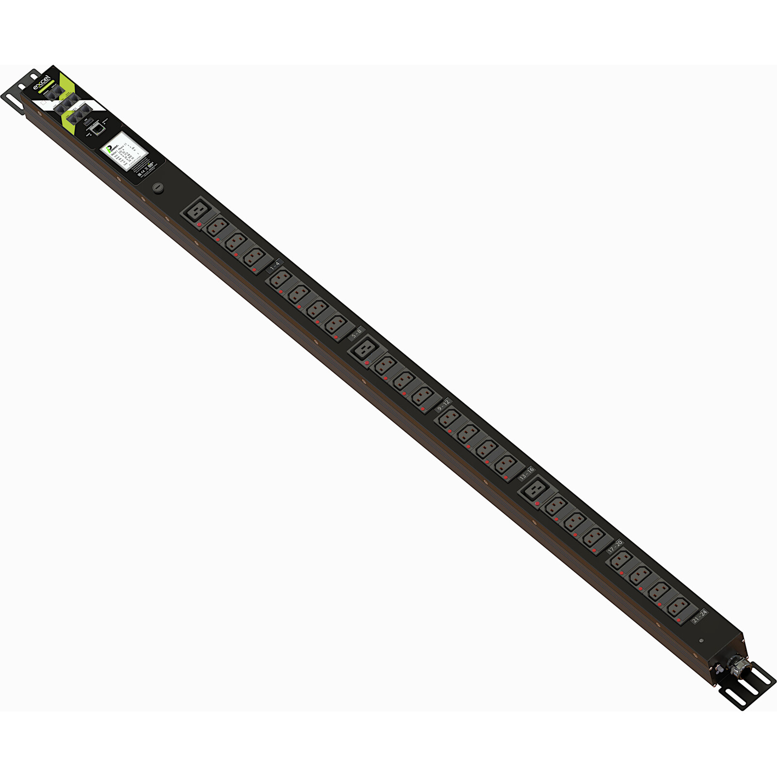 555-3V-COM32-INT1-21C13-3C19-3T - Excel 3P Vertical Int PDU (INT1) 21x ...