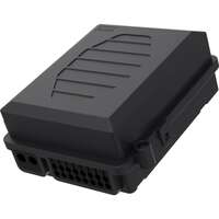 916-002 - Excel Encasa 16 Fibre Distribution Point with 16 LCA Connections + 2x 1:8 Splitter Black