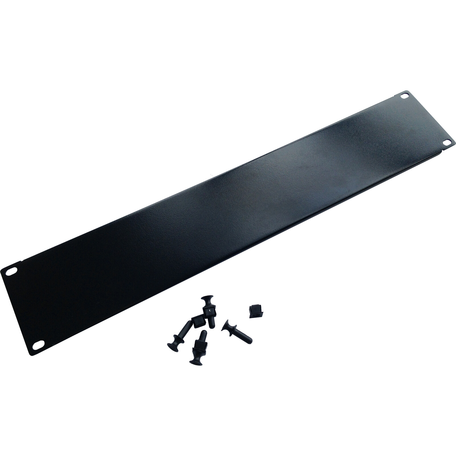 100-593 - Excel 3U 19" Horizontal Snap-in Blank Panel Black