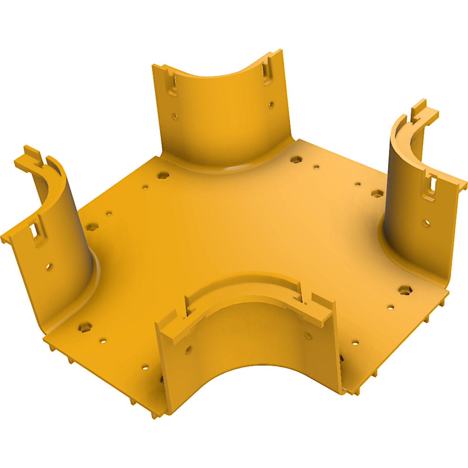 460-150-CRS - Elevate Fibre Duct 150 mm Horizontal Cross LS0H